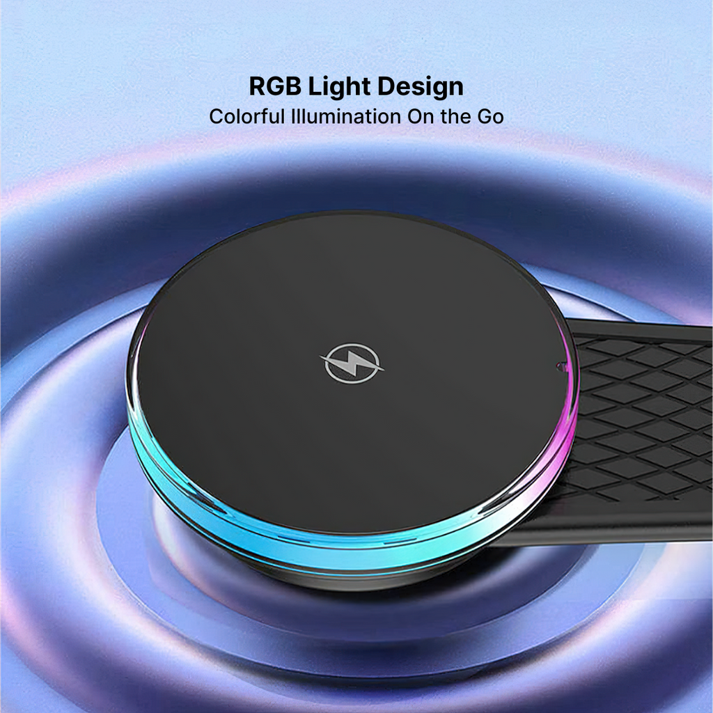 RGB Car Charger Bendable Magnetic Wireless Phone Charger – BlueBolt ...