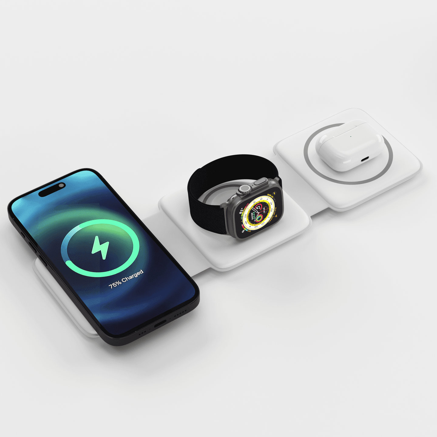 Foldable 3 in 1 Charging Station – BlueBolt Chargers