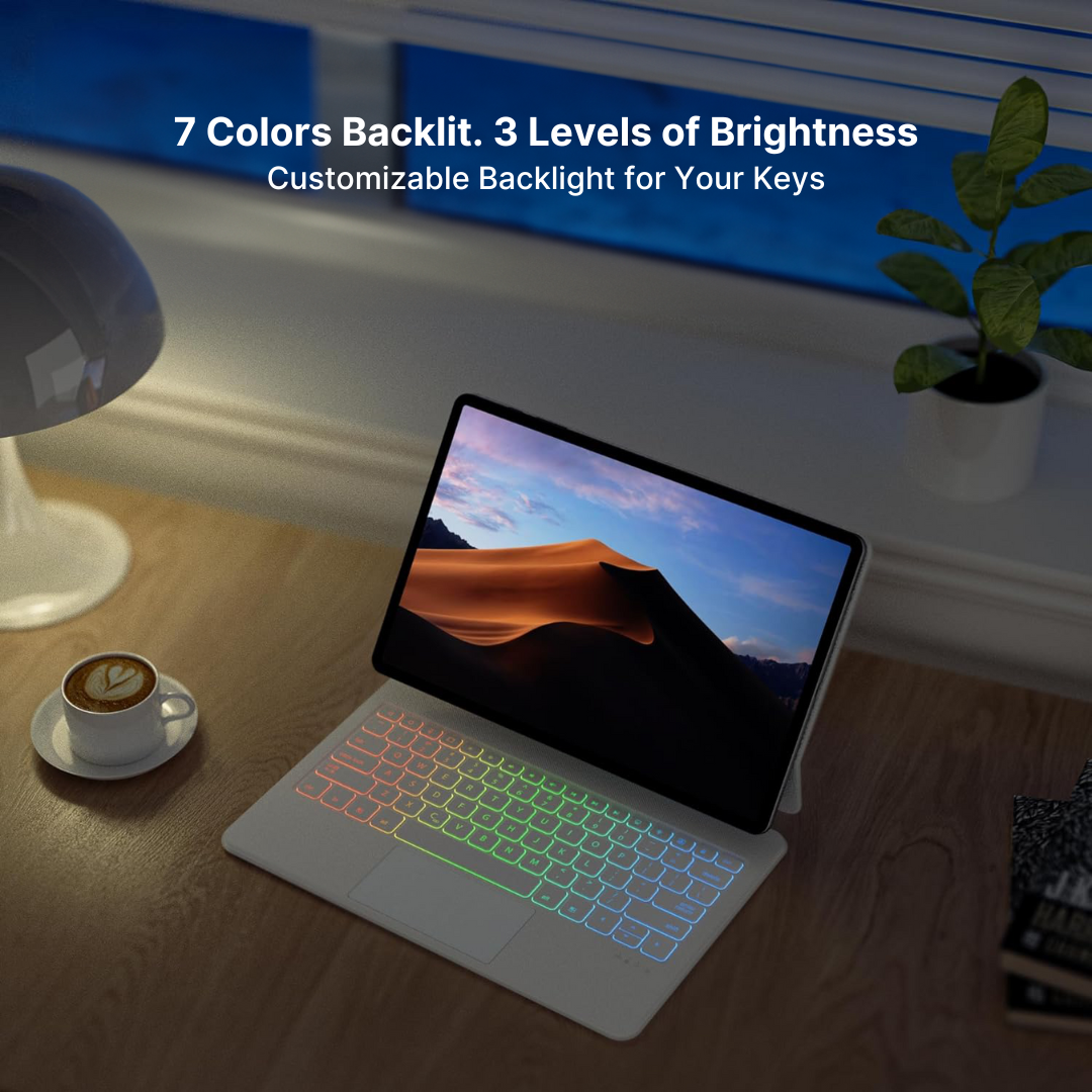 Astro - Wireless Keyboard Case with TouchPad for Samsung Tab 12.4" & 1 ...