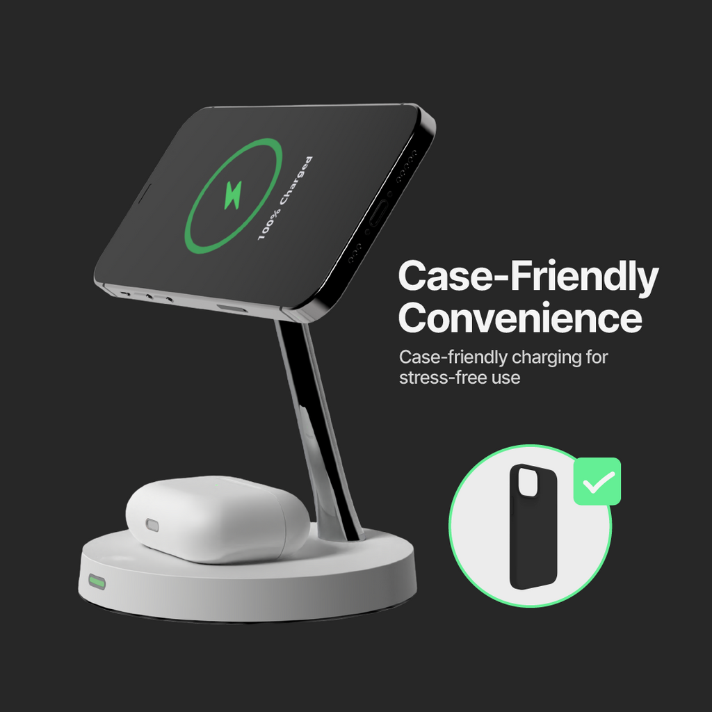 2 in 1 Wireless Charging Station – BlueBolt Chargers