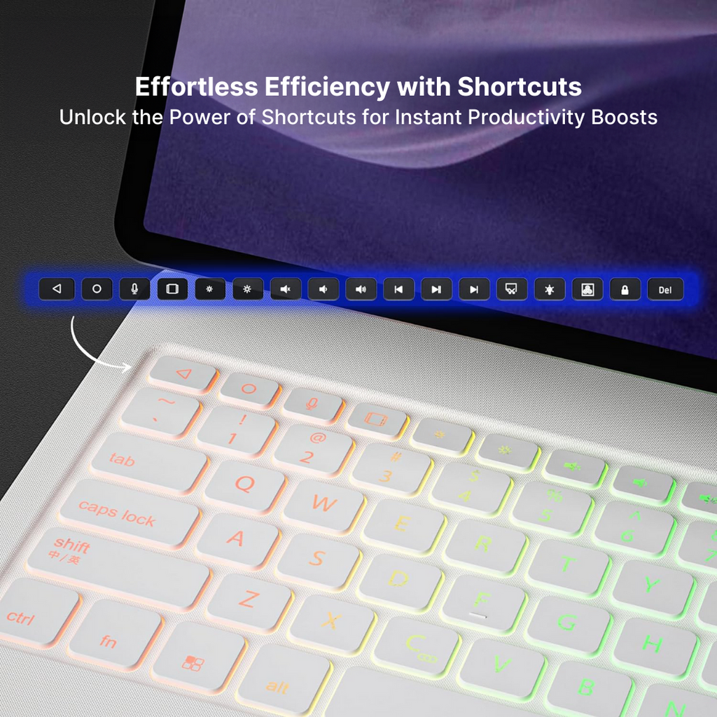 Astro - Wireless Keyboard Case with TouchPad for Samsung Tab 12.4" & 1 ...