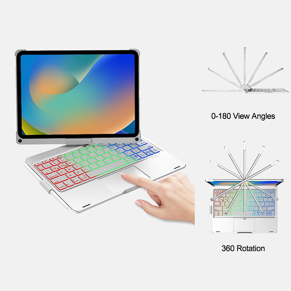 Rotate Pro Wireless Keyboard Case for iPad – BlueBolt Chargers