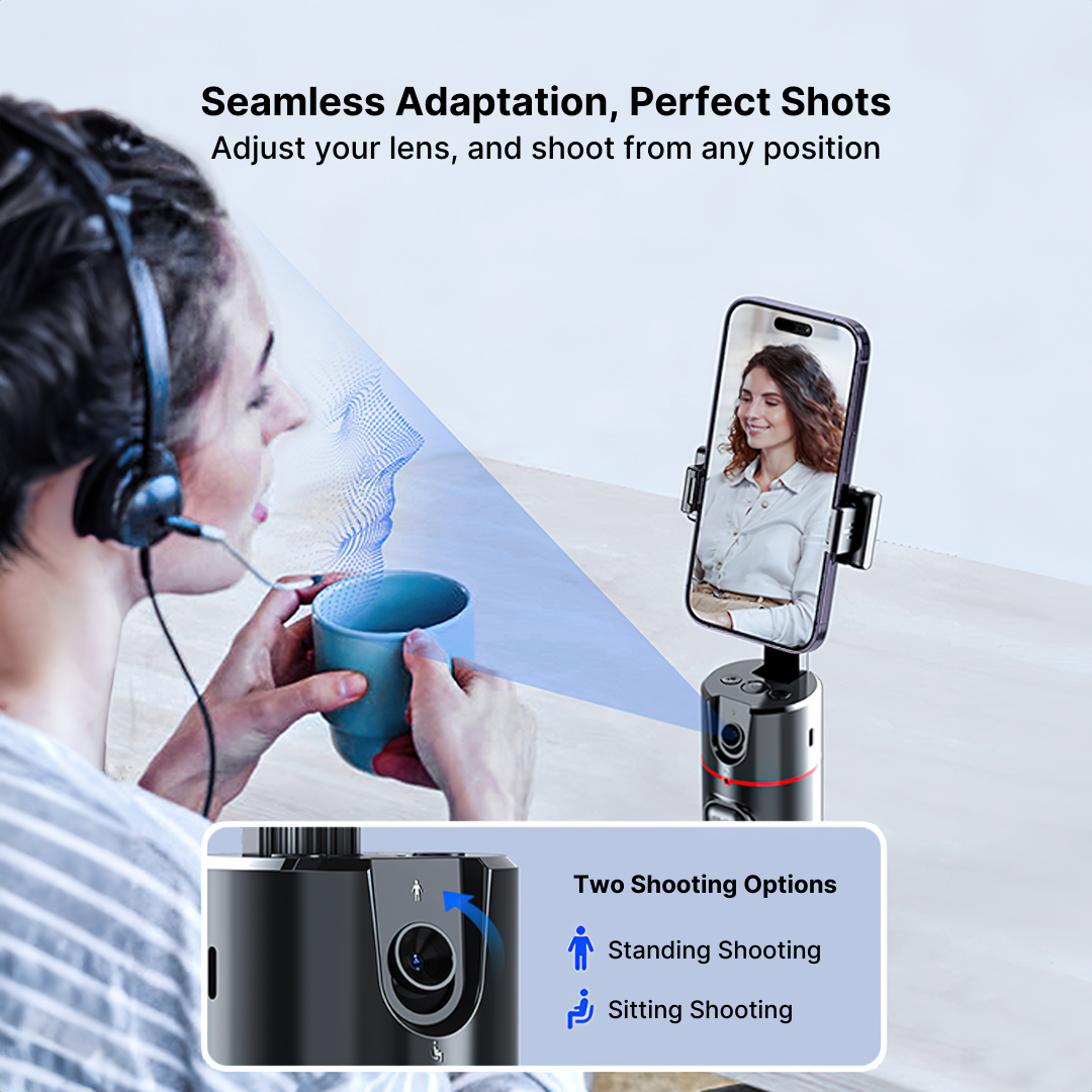 AutoFocus 360 Smart Tracking Camera Stick – BlueBolt Chargers