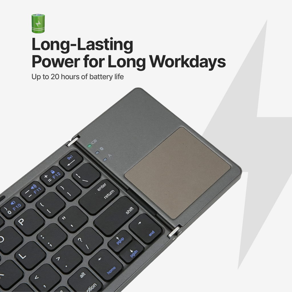 NanoFold Bluetooth Mini Keyboard – BlueBolt Chargers