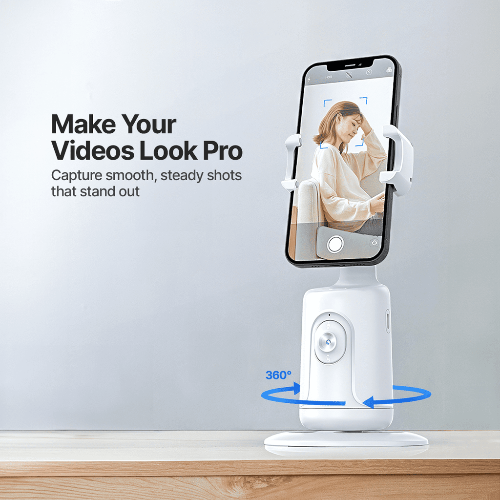 Smart360 AI Motion-Tracking Phone Camera Mount – BlueBolt Chargers