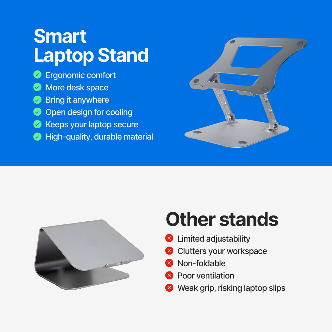 Smart Laptop Stand – BlueBolt Chargers