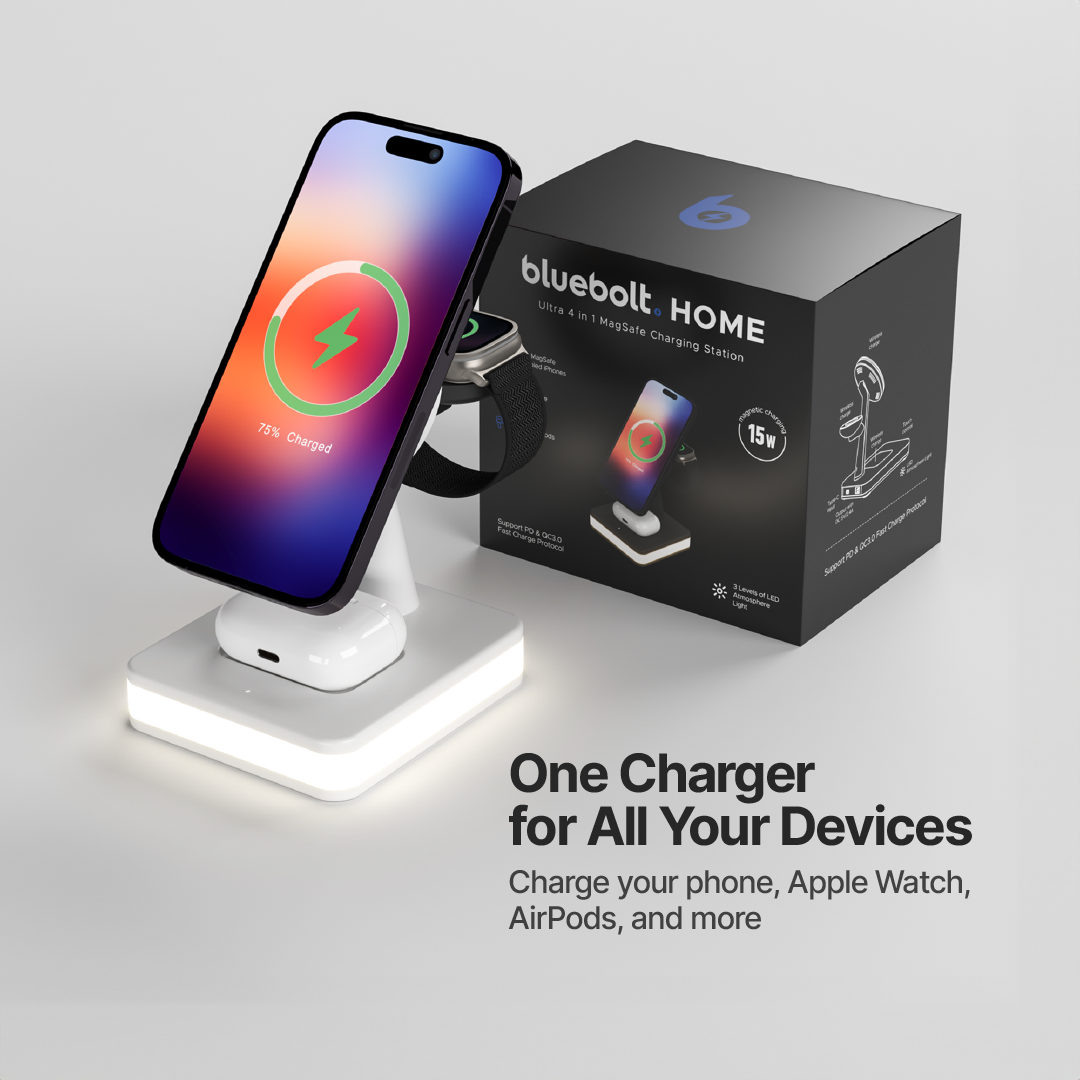 Ultra 4 in 1 MagSafe Charging Station – BlueBolt Chargers