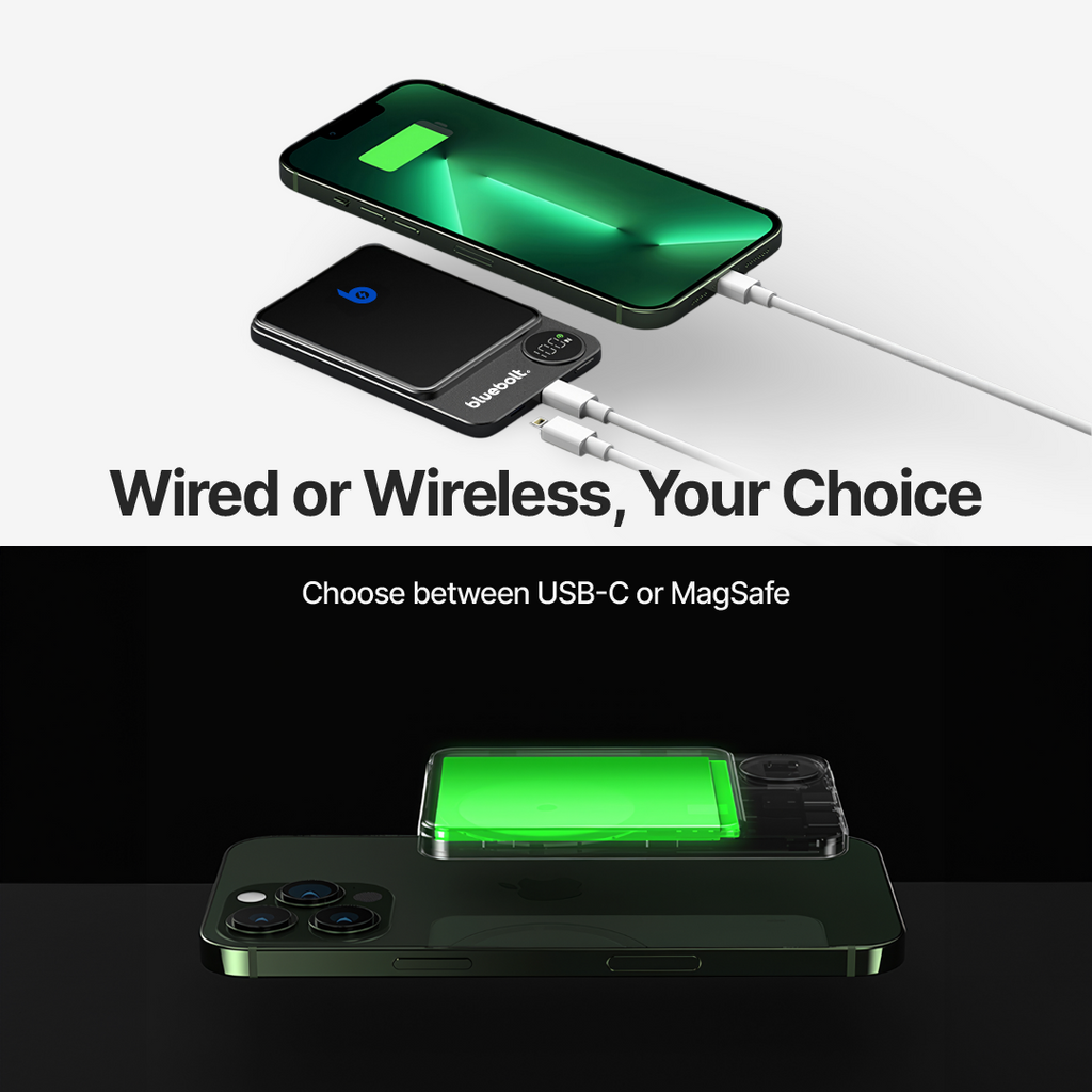 Ultra Thin Power Bank 20W Magnetic Wireless Charging – BlueBolt Chargers