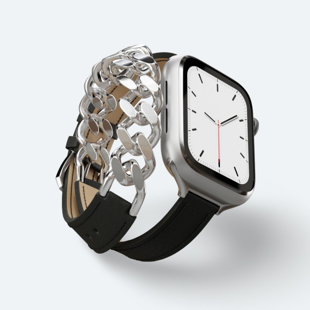 Leather Link Apple Watch Strap – BlueBolt Chargers