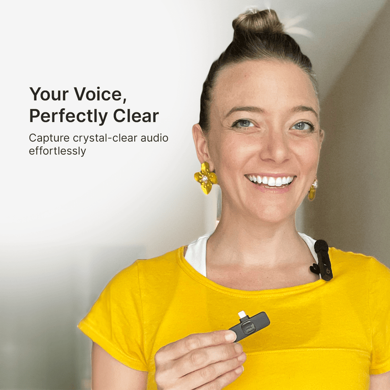 PocketPro Mini Wireless Mic for Creators – BlueBolt Chargers