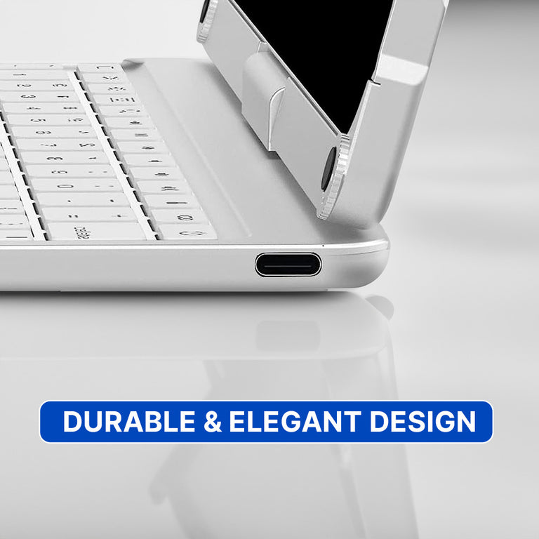 Rotate Pro Wireless Keyboard Case for iPad – BlueBolt Chargers