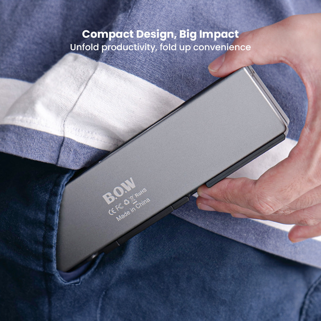 UltraFold Mini Ergonomic Wireless Keyboard with Bluetooth – BlueBolt ...