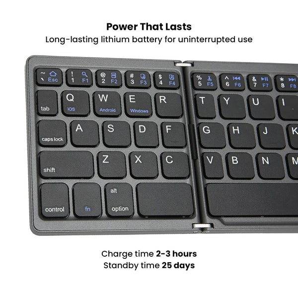NanoFold Bluetooth Mini Keyboard – BlueBolt Chargers