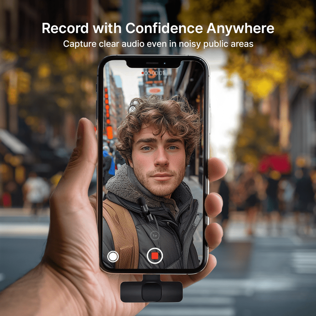 PocketPro Mini Wireless Mic for Creators – BlueBolt Chargers