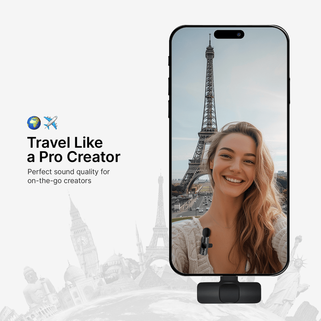 PocketPro Mini Wireless Mic for Creators – BlueBolt Chargers