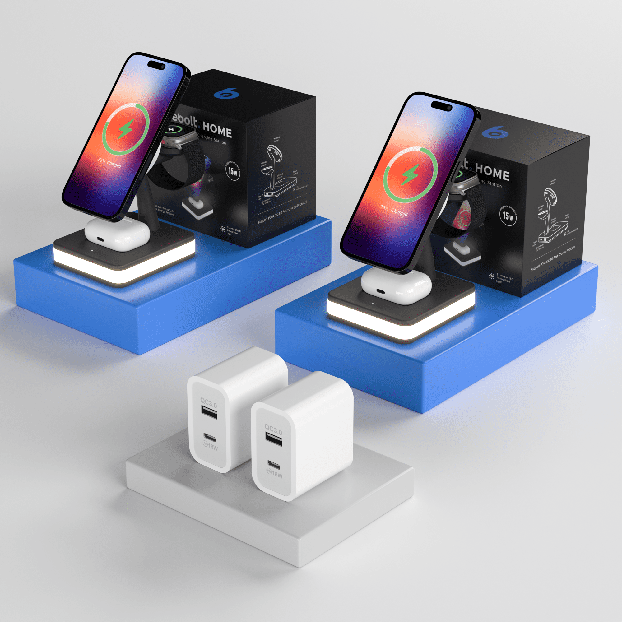 Ultra 4 in 1 MagSafe Charging Station – BlueBolt Chargers