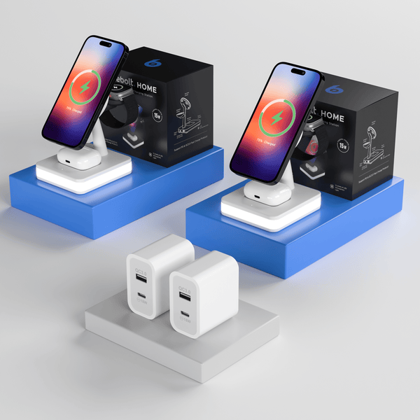 Ultra 4 in 1 MagSafe Charging Station Double Bundle – BlueBolt Chargers